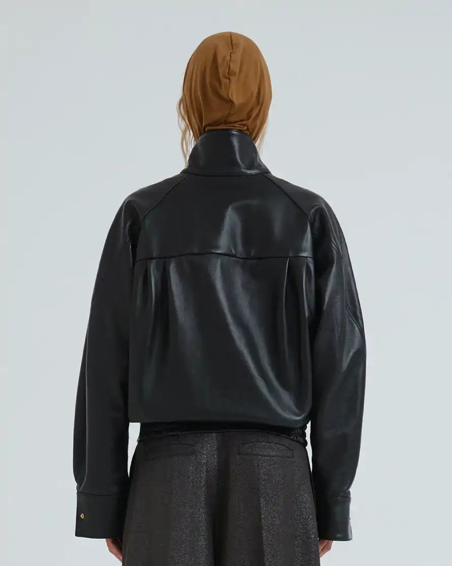 ROBBIE - PLONGE NAPPA LEATHER JACKET